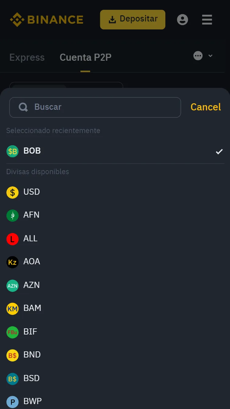 Comprar Dólares (USDT) con Binance P2P: Guía Paso a Paso | BolivianBlue